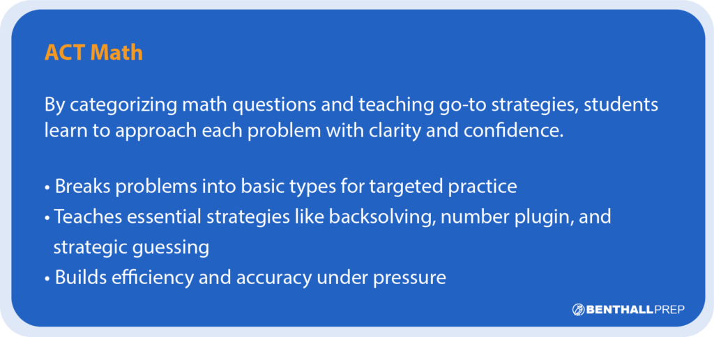 Benthall Test Prep - Master the SAT and ACT with superior strategies.