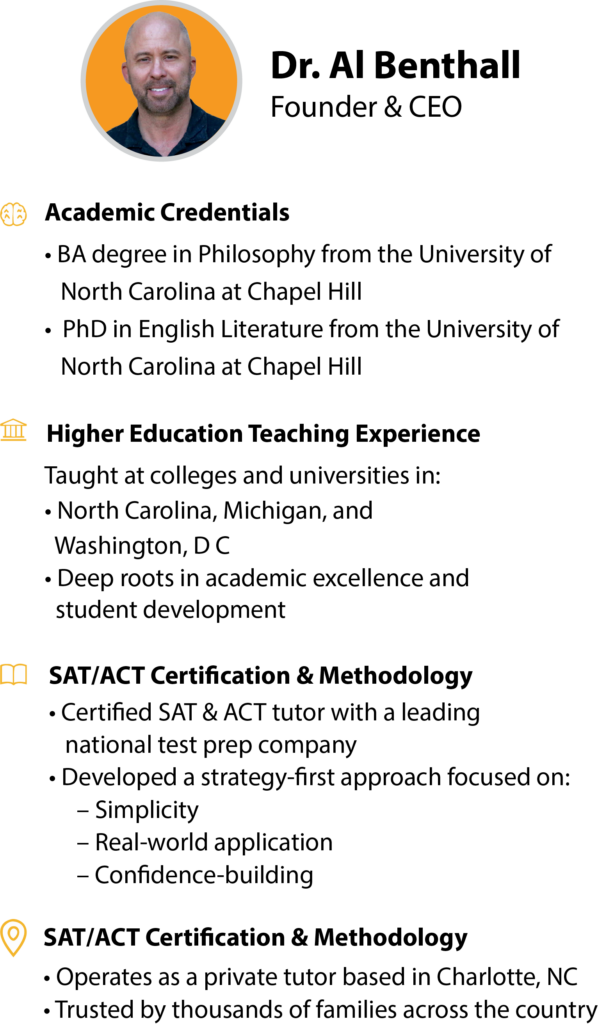 Benthall Test Prep - Master the SAT and ACT with superior strategies.